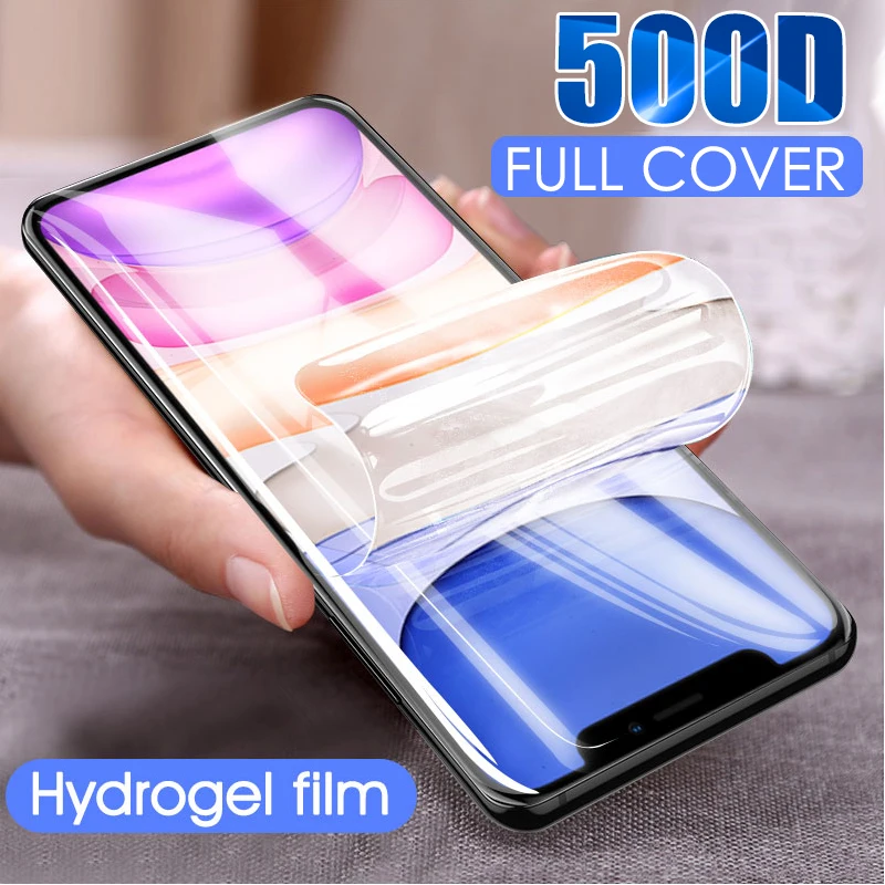 9D couverture complète pour Oukitel C15 C16 Pro Plus protecteur d'écran Film Hydrogel Film ...