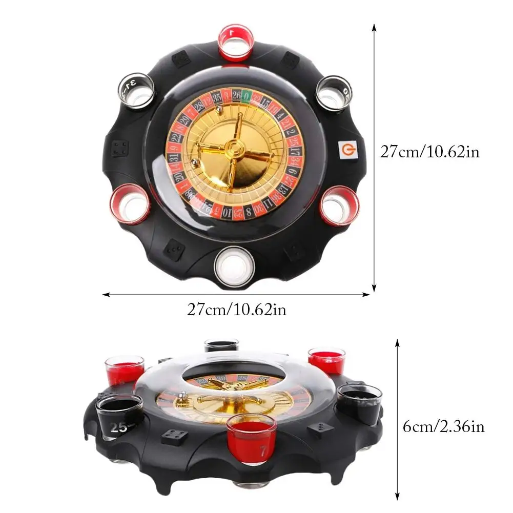2019 Electric Russian Lucky Turntable Roulette Wine Turntable Turn ...