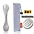 Tito Titanium Spork Outdoor Camping Fork Knife Combo Hiking Picnic ...