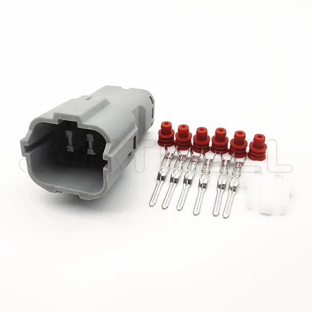 1-20 kit sets SWP type gray male female fog lamp Light Connector 6 pin ...