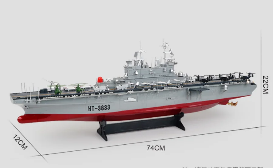 1:350 Scale Remote Control Warship Battleship Boats Large Rc Ship ...