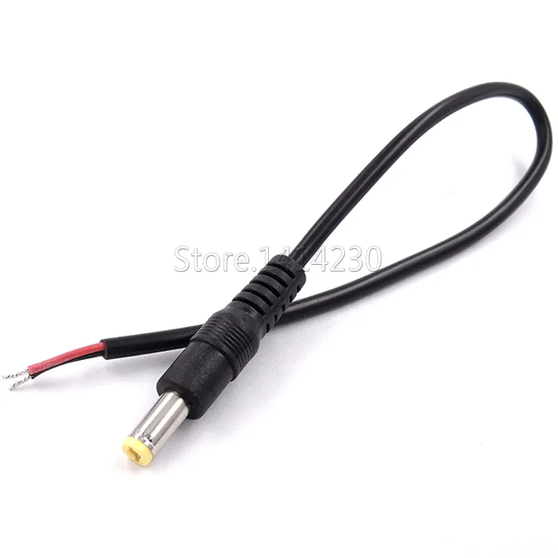 1PC DC Male Connector Cable 5.5x2.1mm 5.5x2.5mm 25cm Power Cord ...
