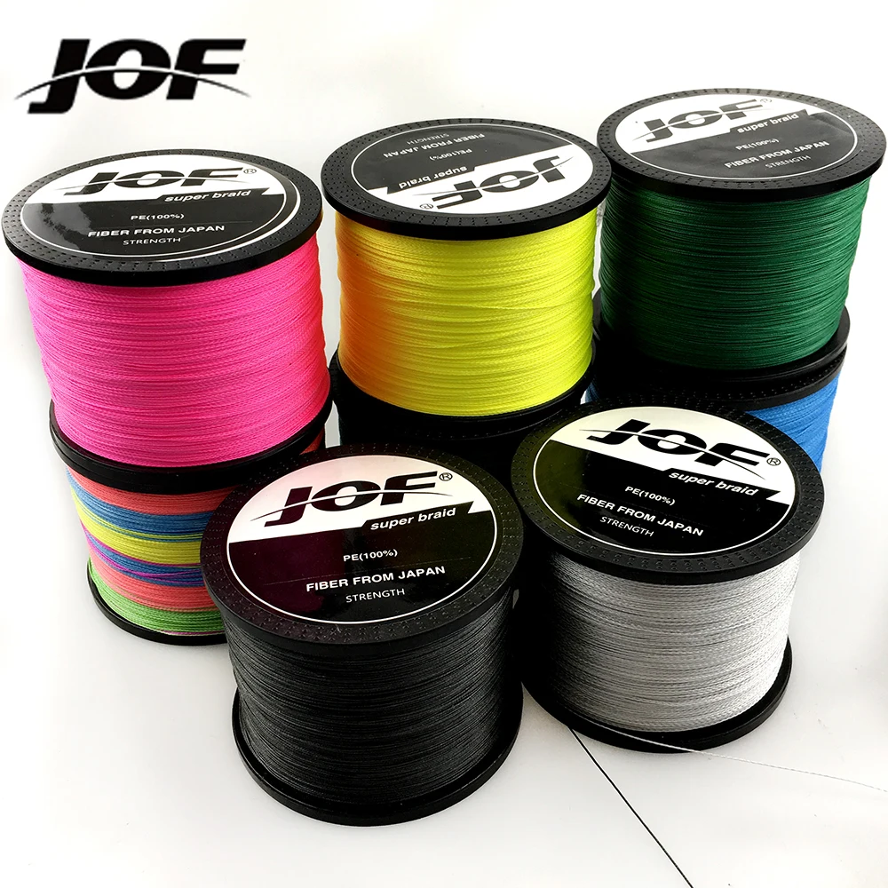 JOF-8-Strands-100M-300M-500M-Japan-Multifilament-100-PE-Braided-Fishing ...