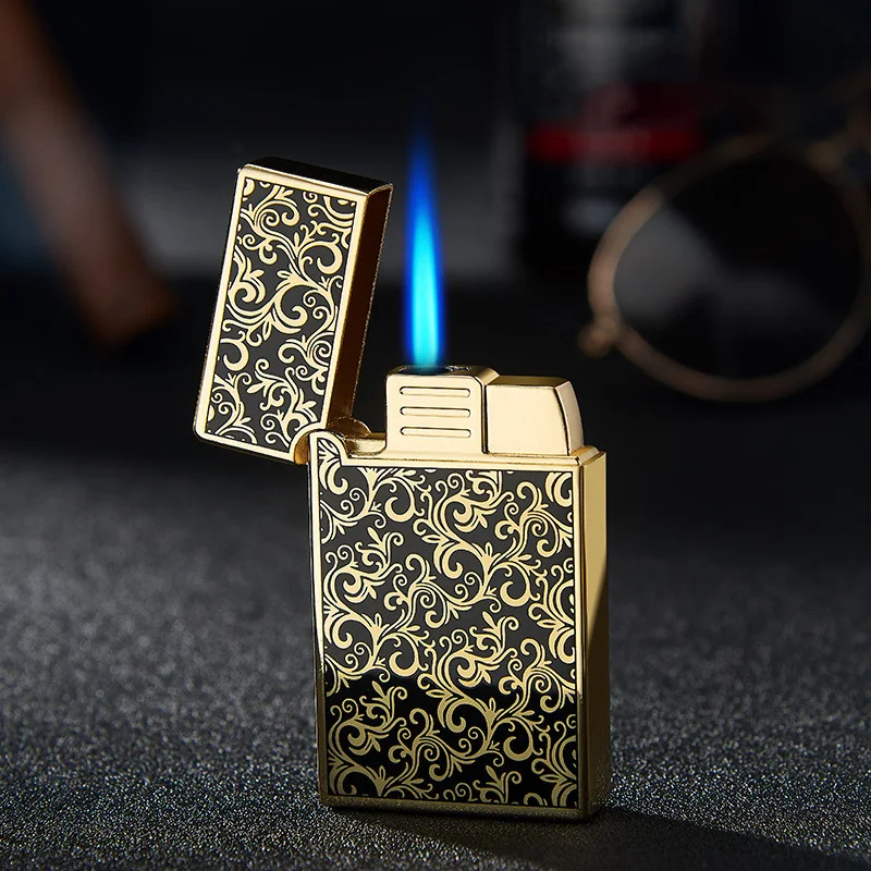 2020 New Windproof Gas Jet Lighter Butane Turbo Torch Lighter For Cigar ...