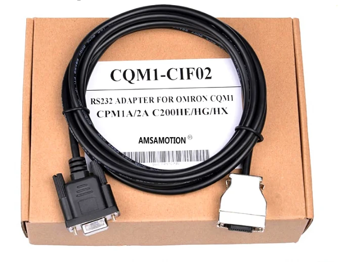 CQM1 CIF02 serisi programlama kablosu RS232 adaptörü için Omron CPM1A ...