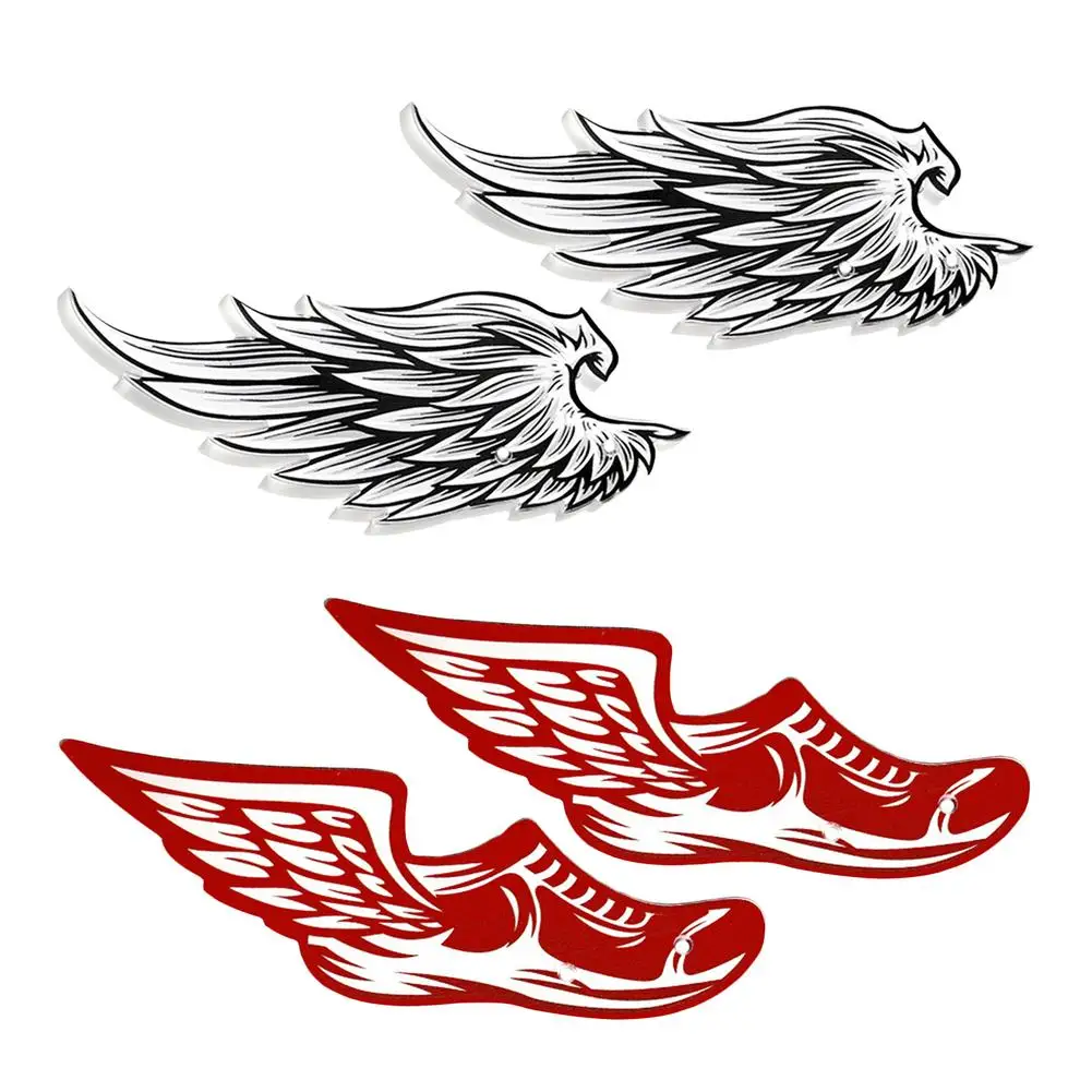 Red Track Shoe With Wings