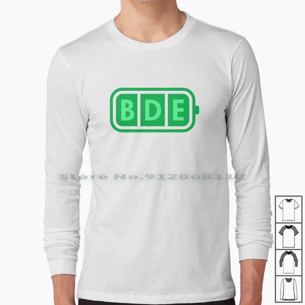 빅딕 에너지 긴 소매 티셔츠 빅 딕 에너지 Bde 자신감 낙관주의 최적주의 긍정적인 스웨그 영향력 힙합 블랙 크리에이티브 ...