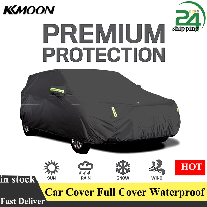 Car Cover Full Covers Sunscreen Dustproof Waterproof Cover UV Scratch ...