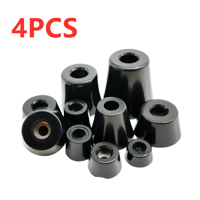 4PCS-Black-Large-Rubber-Feet-Floor-Protector-Non-slip-Furniture-Feet ...