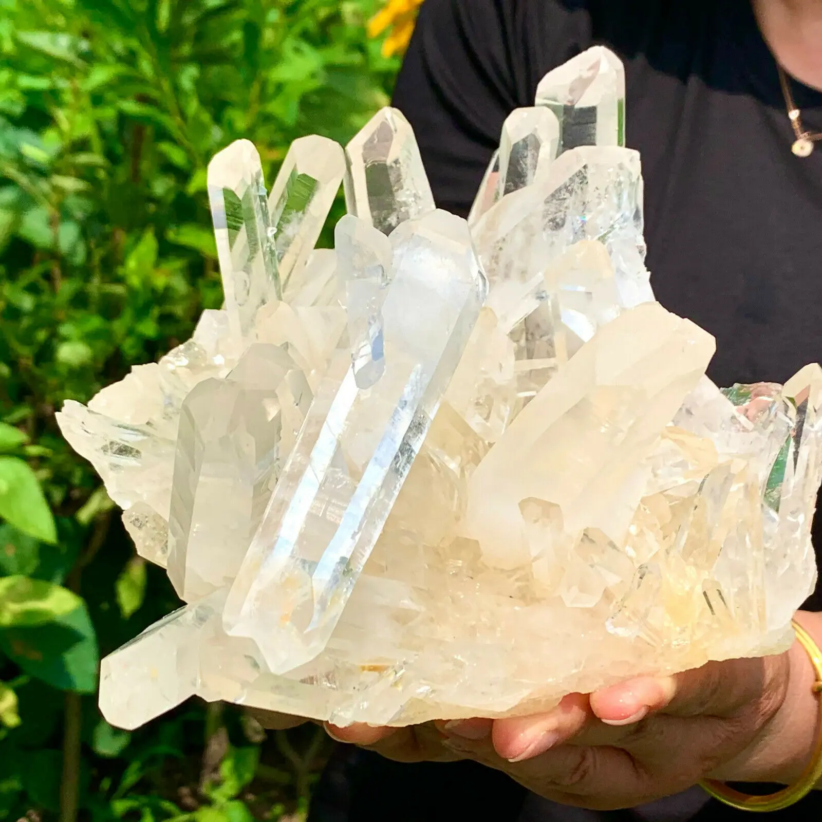 Transparent Quartz Natural Stone | White Quartz Crystal Cluster ...