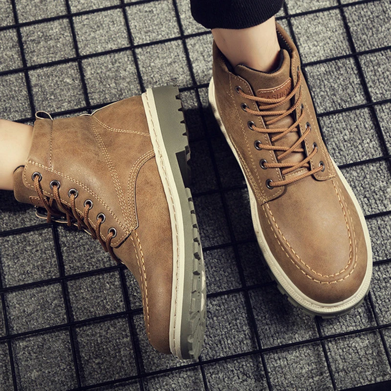 Aisputent/Коллекция года; модные ботинки; сезон осень-зима; Мужская ...