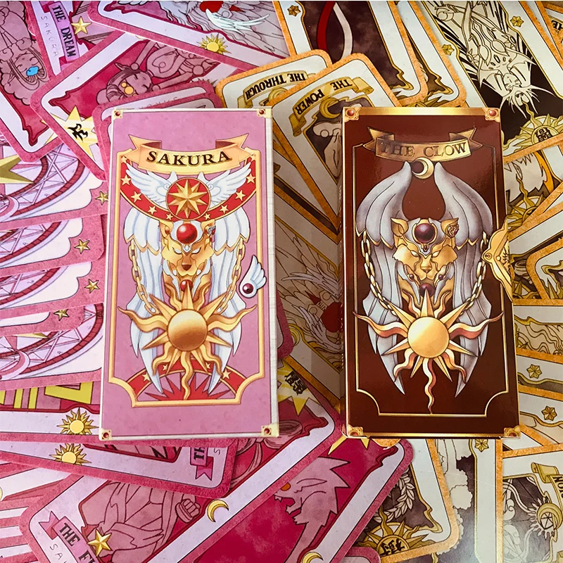 Anime Cardcaptor Sakura Kinomoto Sakura Cosplay Clow Tarot Cards ...
