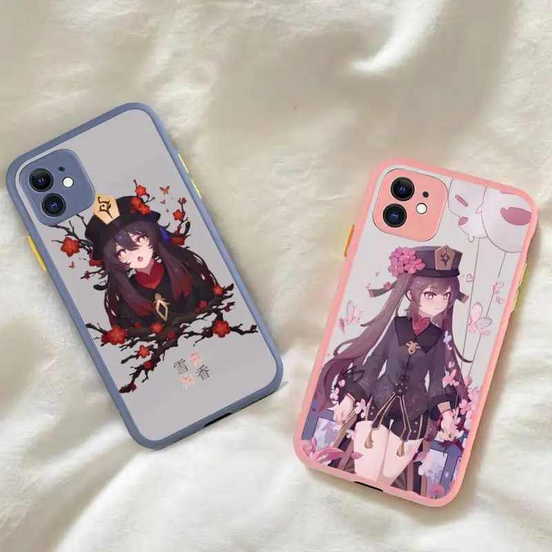 Genshin Impact Hu Tao Phone Case For Iphone X Xr Xs 7 8 Plus 11 12 Pro ...