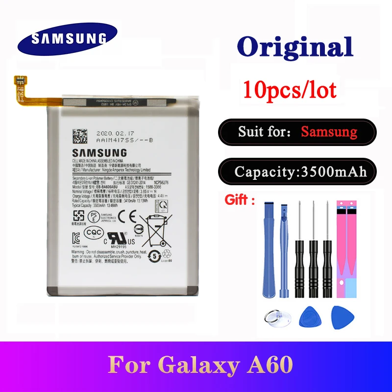 10pcs/lot EB BA606ABU Orginal Battery For Samsung Galaxy A60 SM A606F ...