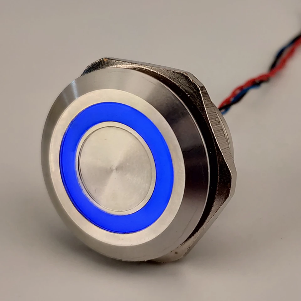 30mm-2A-Piezo-Switch-Chamfer-Round-Head-Push-Button-Switch-Waterproof ...