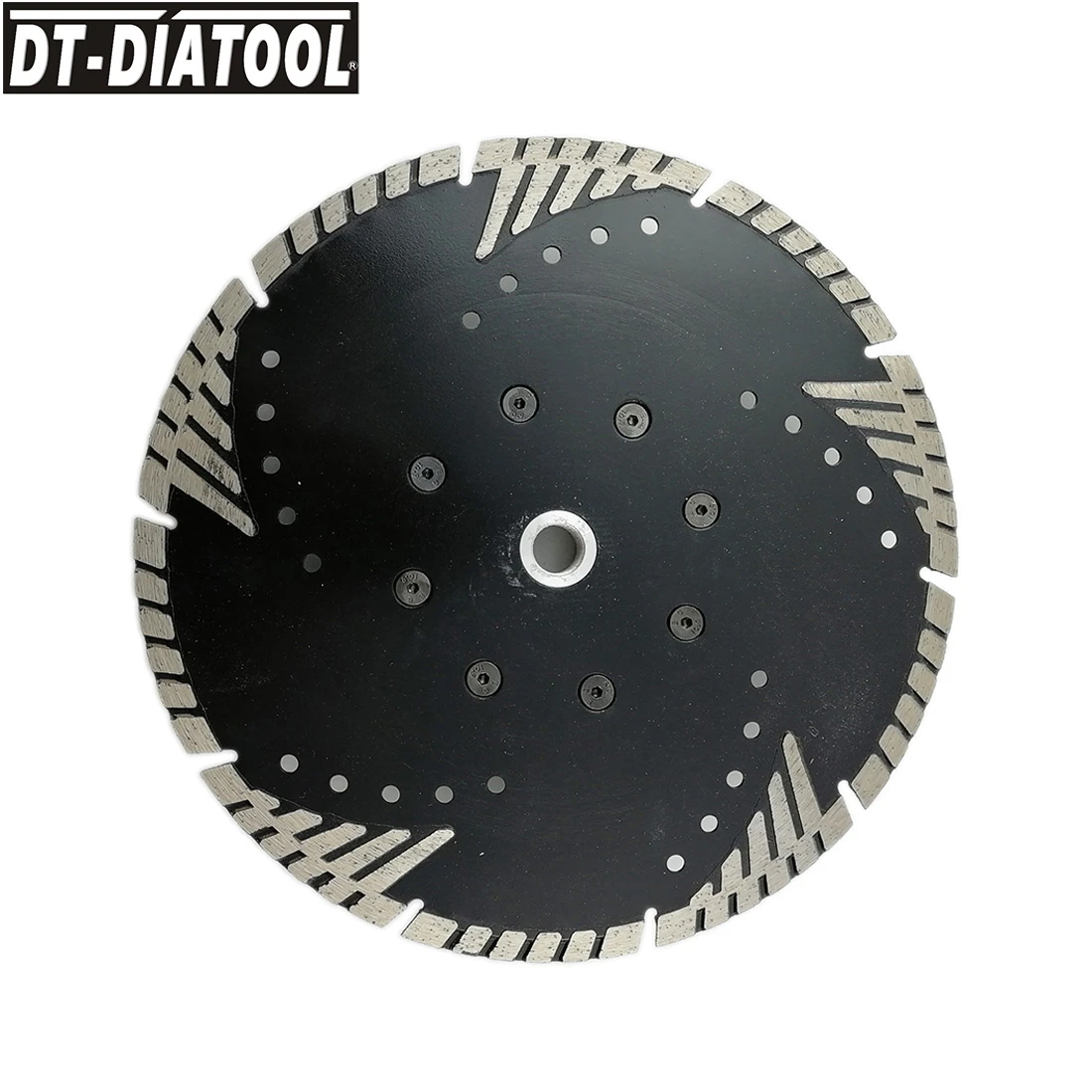 DT DIATOOL 1pc 5/8 11 230mm/9" Hot Pressed Diamond Turbo Blade With ...