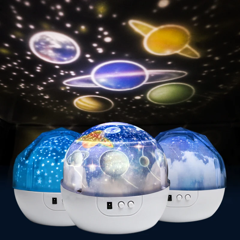 Starry Sky Night Light Planet Projector Earth Universe LED Lamp ...