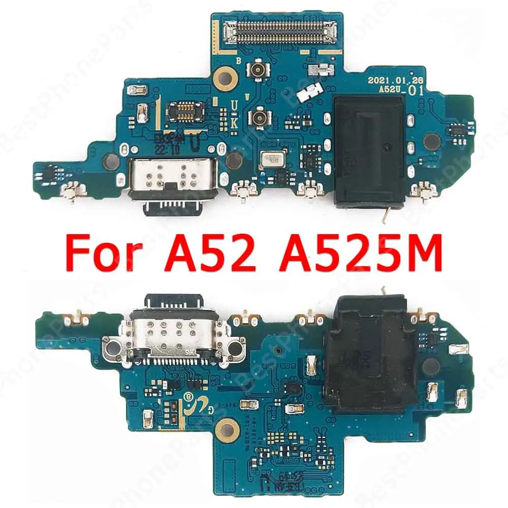 Original Charge Board For Samsung Galaxy A52 Charging Port Plate Ribbon ...