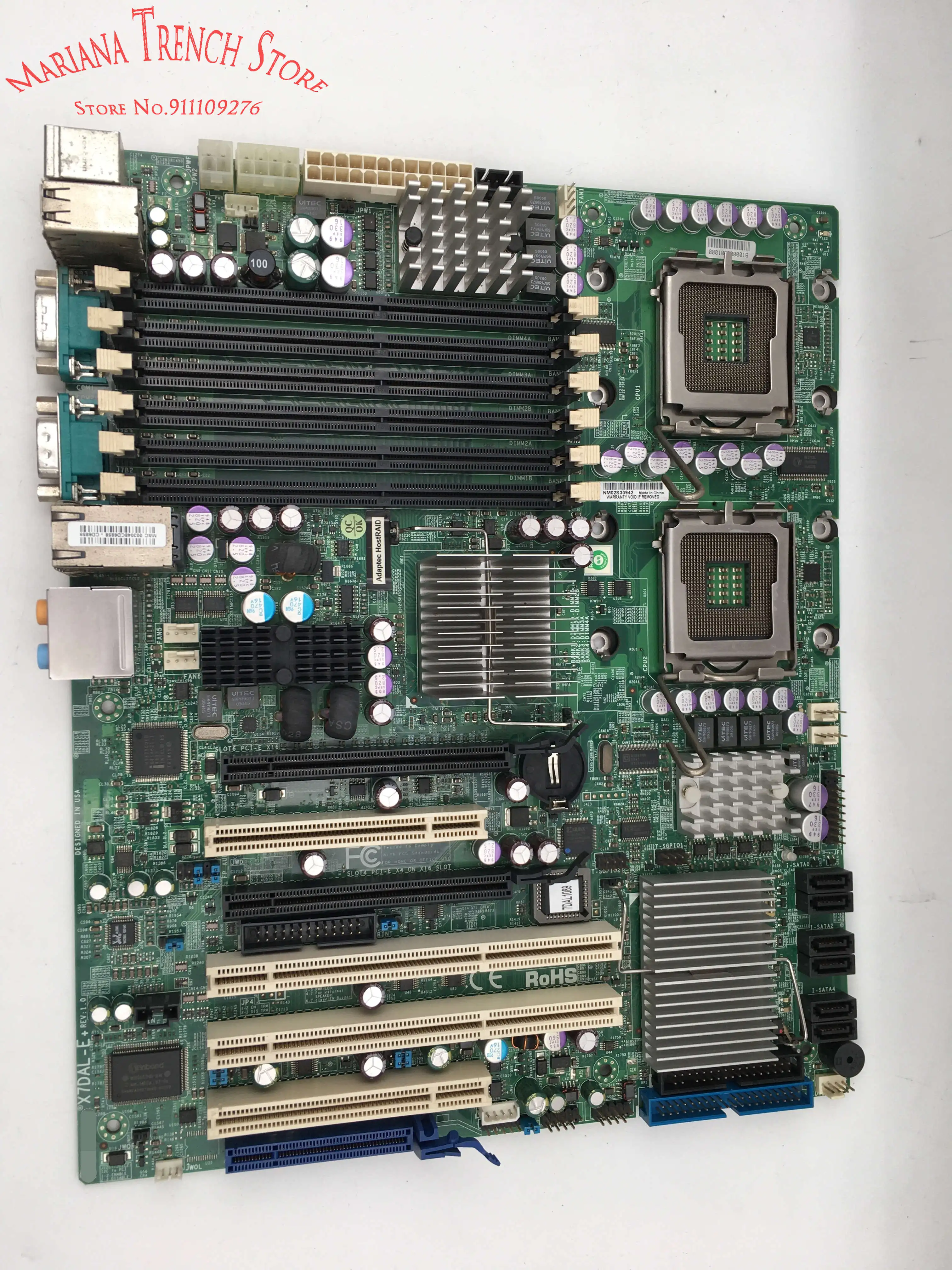 X7DAL E + für Supermicro Motherboard Dual 771 pin Xeon Quad Core 5400/ ...