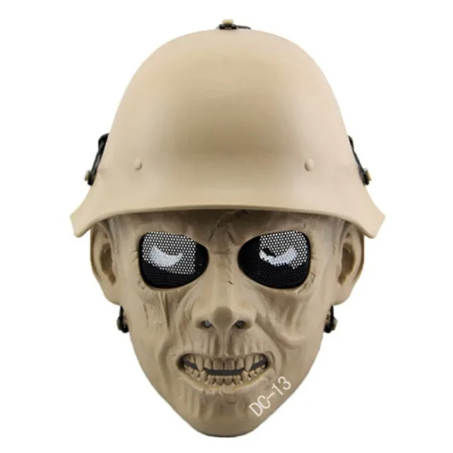 Halloween Zombie Soldier Skull Tactical Military Army Scary Full Face ...