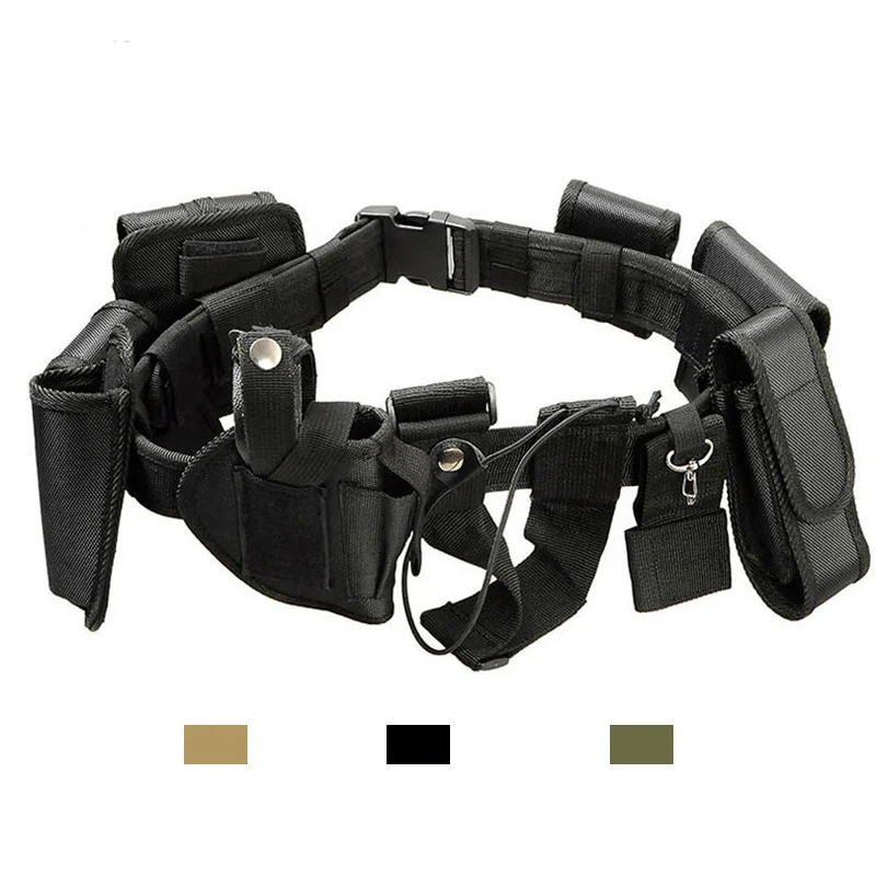 Tactical-Police-Duty-Belt-Security-Belts-Tactical-Military-Airsoft ...