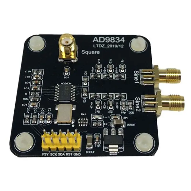 AD9834 DDS Signal Generator Module Sine Triangle Output Board Waveform ...