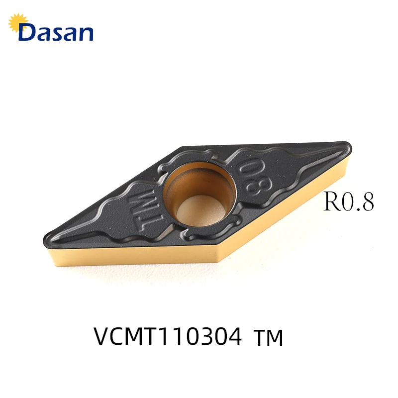10PCS VCMT110304 TM VCMT110308 VBMT110304 Carbide Inserts CNC Lathe ...