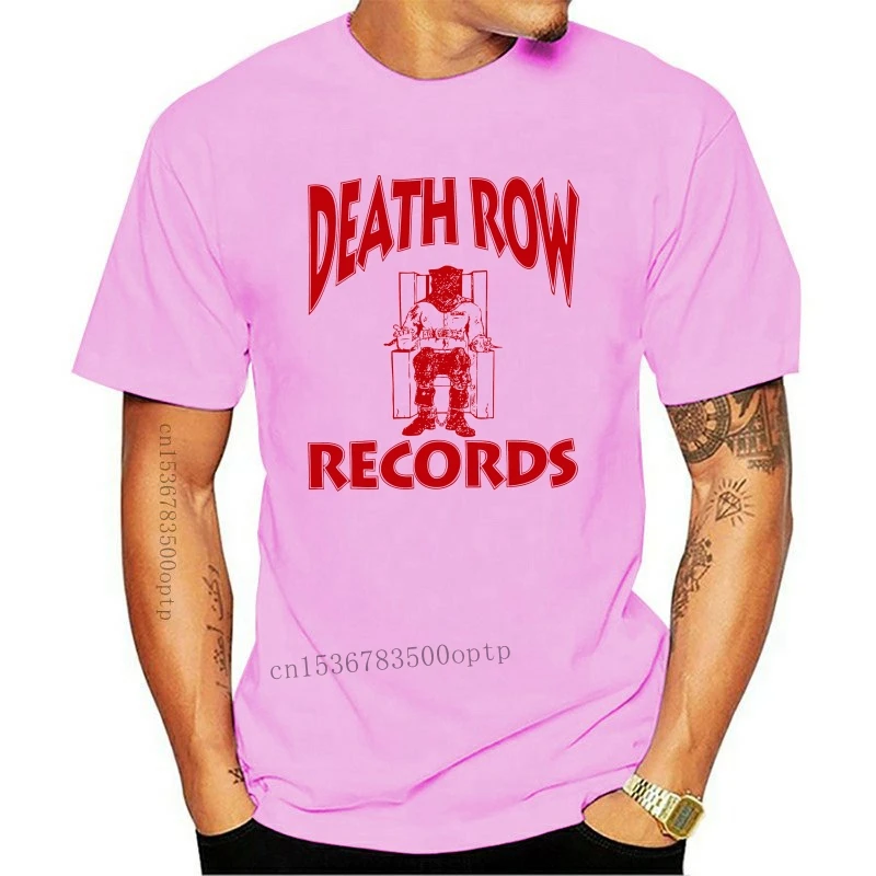 DEATH ROW RECORDS MEN'S LEFT CHEST LOGO T SHIRT TEE HIP HOP NEW WHITE w ...