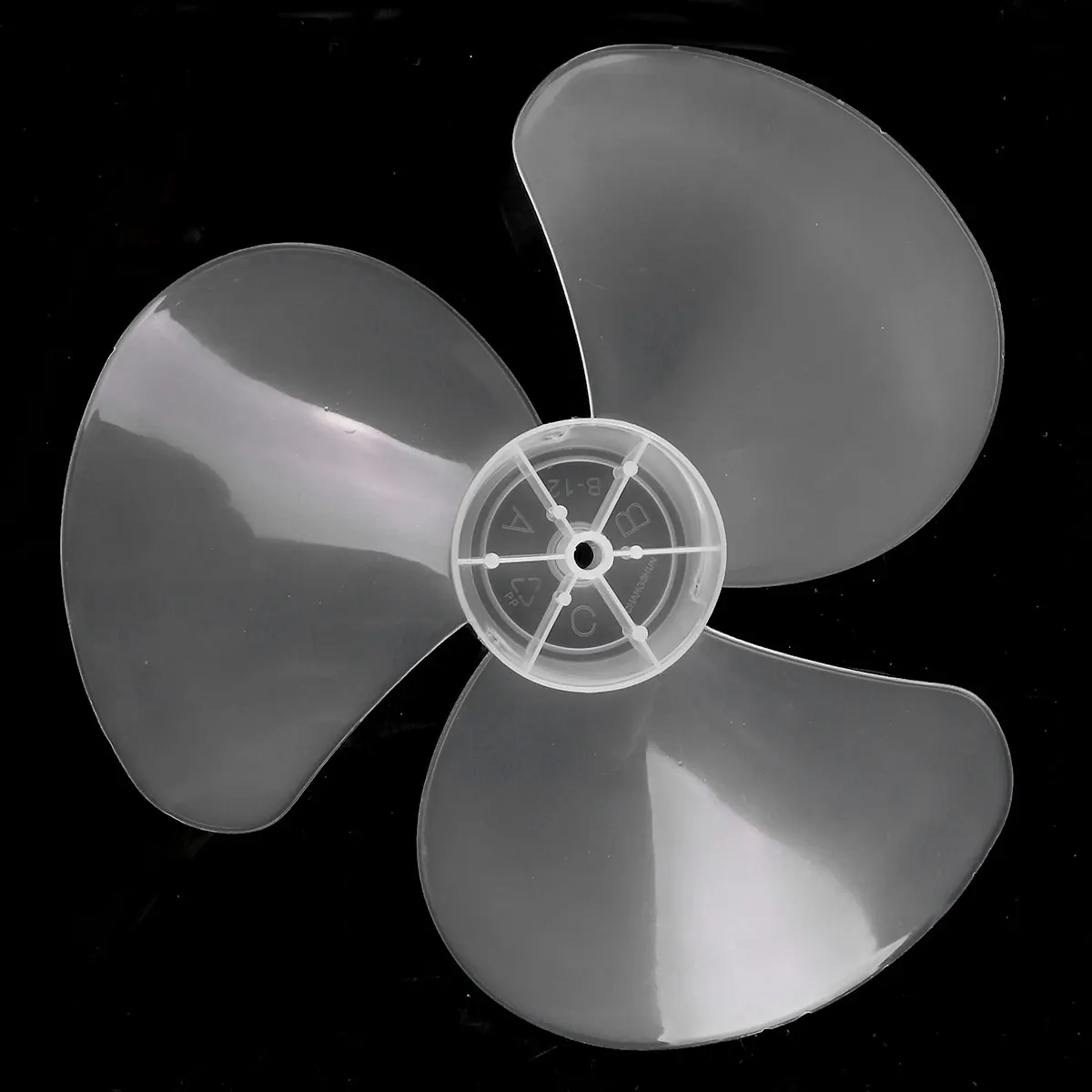 12 Inch 3 Leaves Fan Blades Household Plastic Fan Blade Three Leaves ...