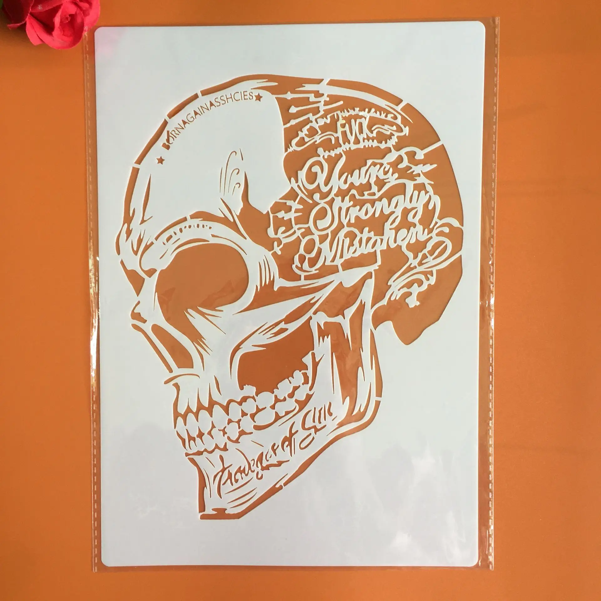 Easy Skull Stencil