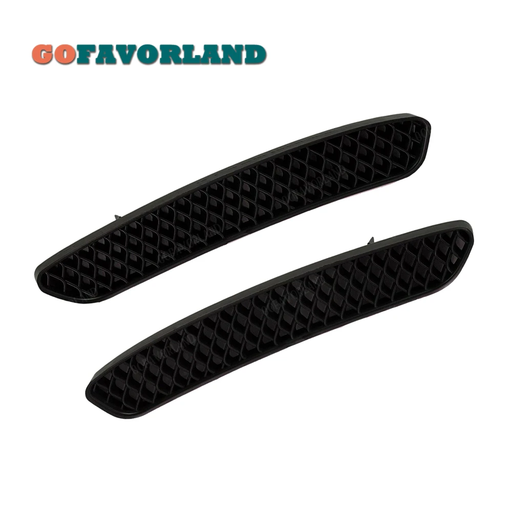 Pair-Rear-Bumper-Grill-Insert-Trim-Left-Right-Plastic-1568850153 ...