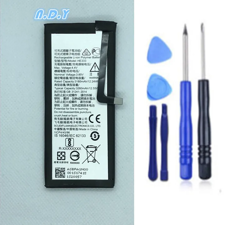Original-HE333-3260mAh-Battery-For-Nokia-8-Sirocco-HE-333-Batteries ...