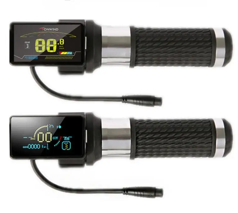 LCD Display with Throttle Display Speed Mileage For SEALUP 36V 48V 350w ...