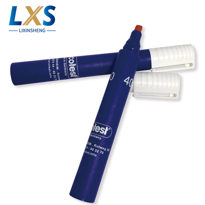 5 pcs/lot German ARCOTEC Dyne Test Pen 40mN/m Red Ink Color Surface Wet ...