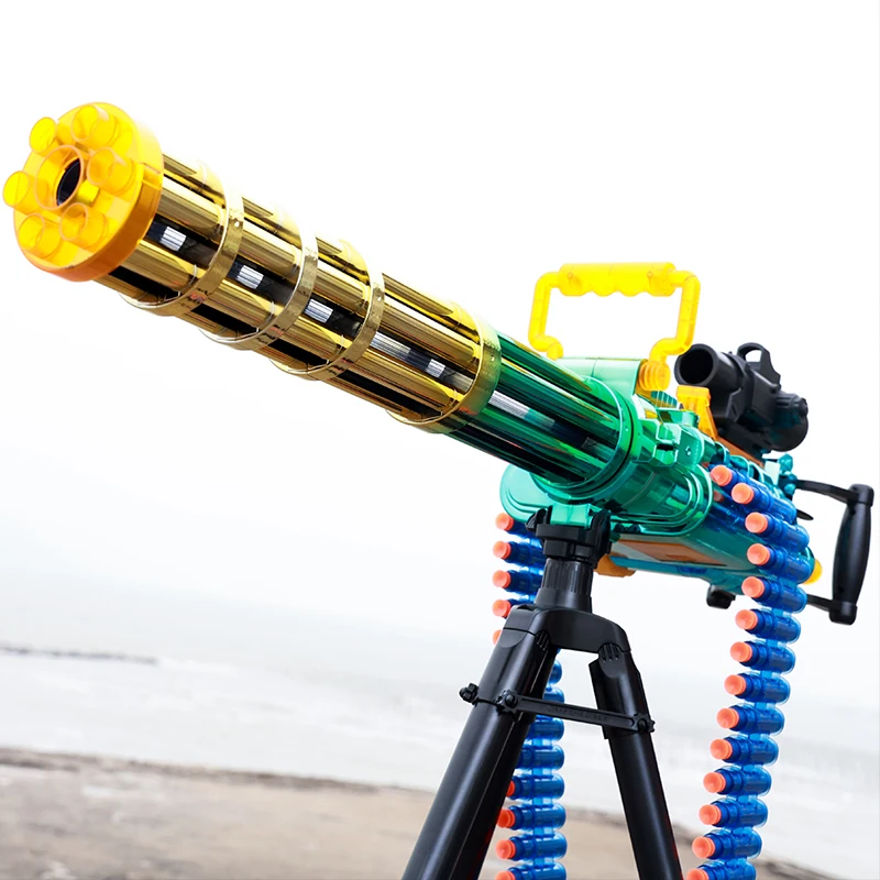 Electric-Burst-Gatling-Toy-Gun-Golden-Gatling-Machine-Gun-Children-s ...