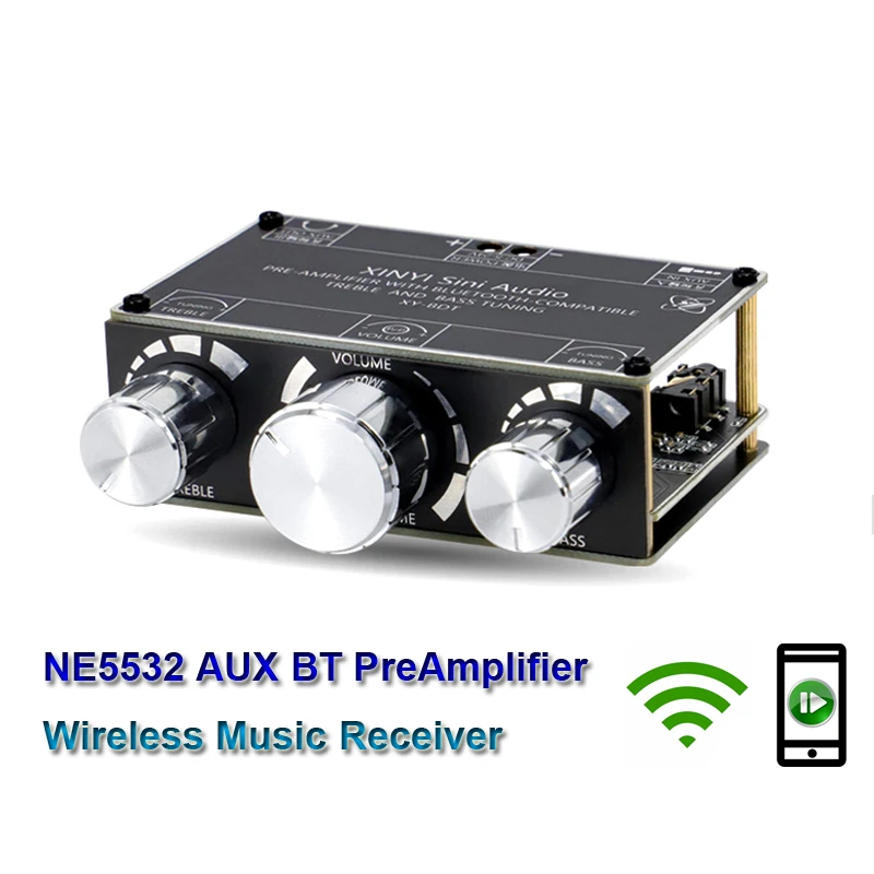 Tone Preamplifier Hifi Audio Ne5532 Equalizer Bluetooth-compatible 5.1 ...