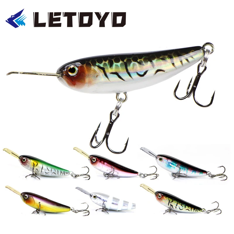 Letoyo Micro Fishing Lure 40mm 5.5g/70mm 8.5g Floating Minnow And ...