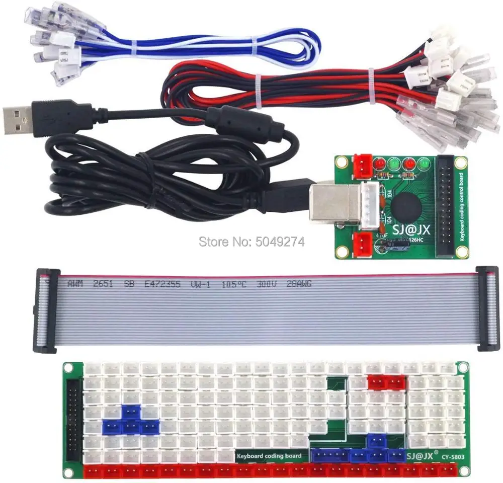 Arcade-Games-PC-Computer-USB-Keyboard-Encoder-with-Expansion-Board ...
