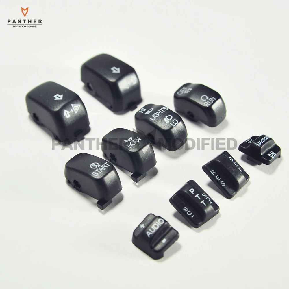 10-Pcs-buttons-black-Motorcycle-Switch-Control-button-Light-control ...
