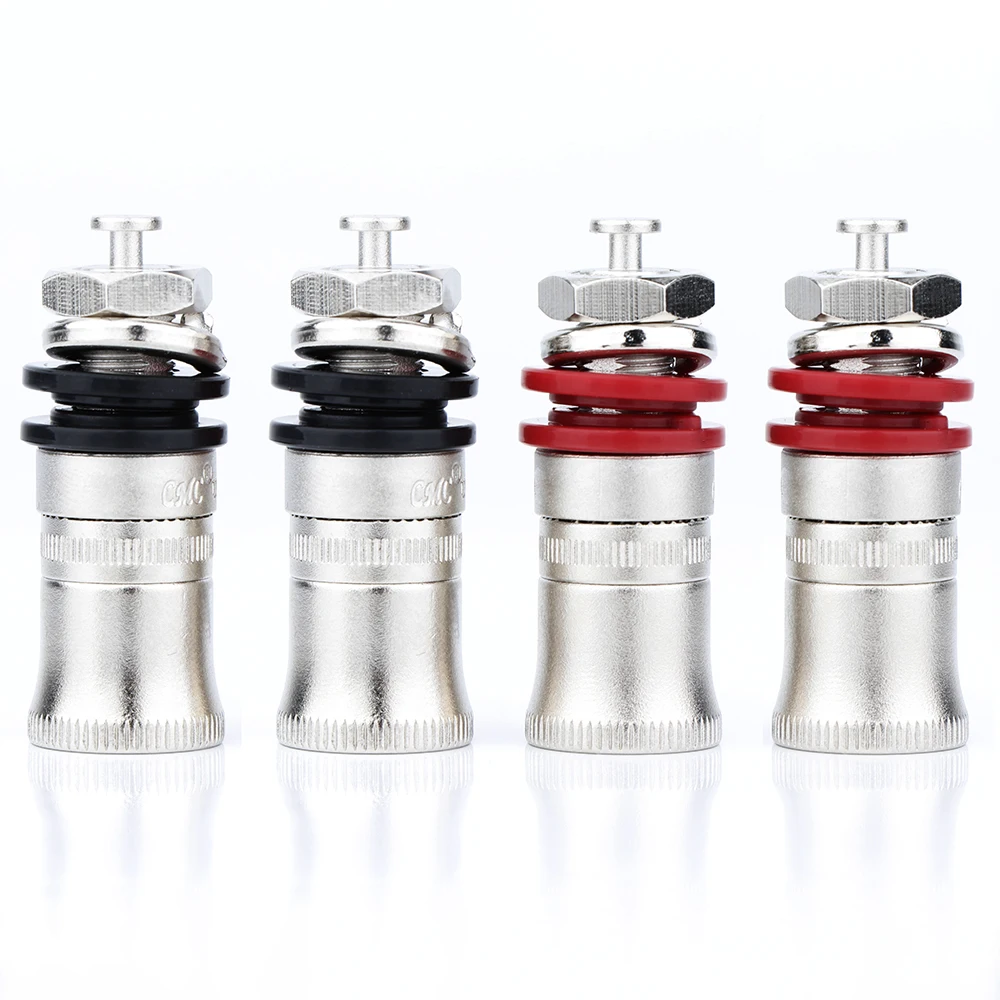 Hi End Speaker Binding Post Brass Niobium Plated Binding Terminal ...