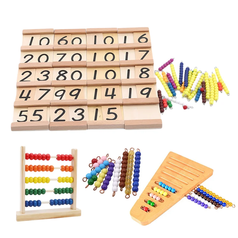 Toys & Hobbies Simple Version Montessori Wood Seguin Teens and Tens ...
