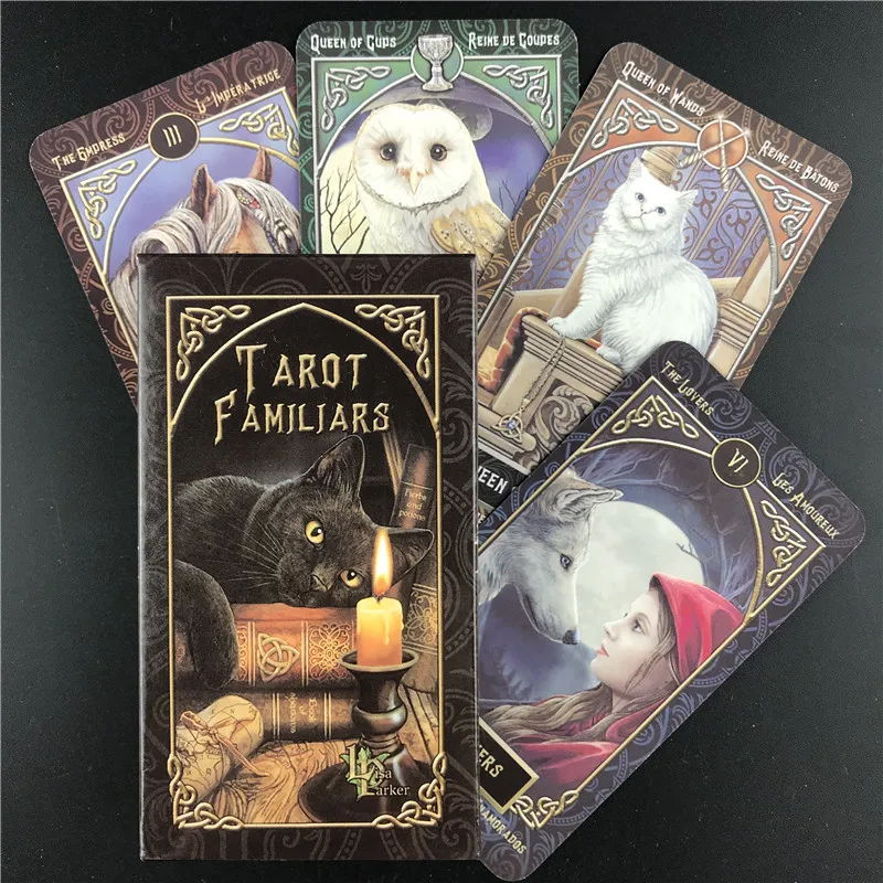 New-Tarot-Familiars-Deck-Cards-Fate-Divination-Table-Games-Playing-Card ...