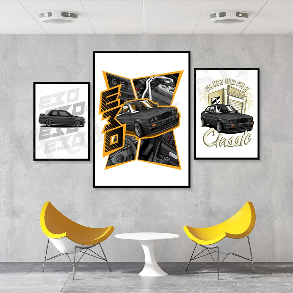 Car Guys Garage Decor