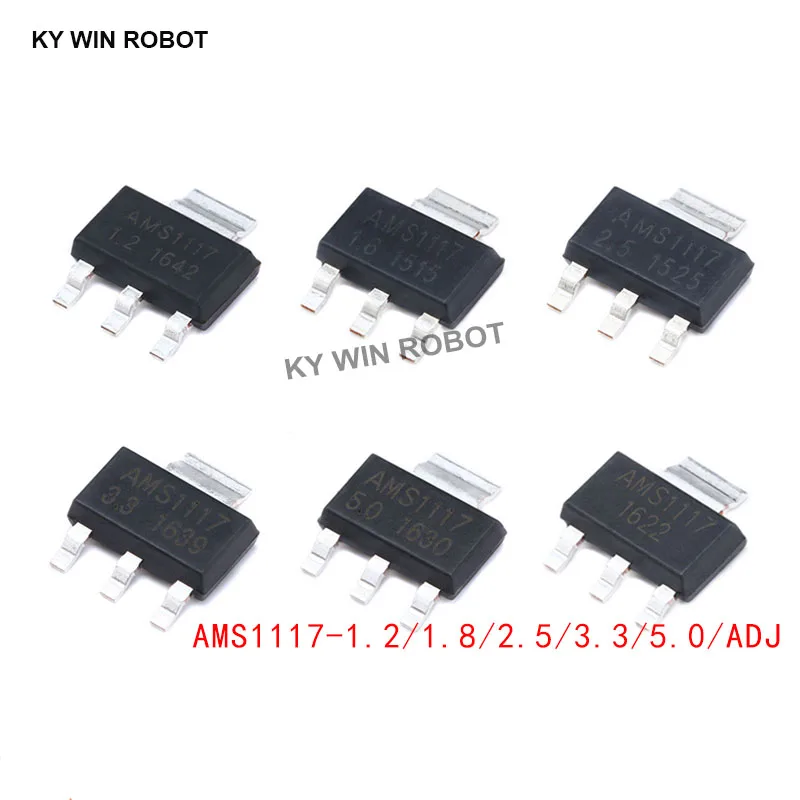 Free shipping on all orders Excellent quality 50PCS AMS1117-ADJ LM1117-ADJ AMS1117 LM1117 IC 1A ...