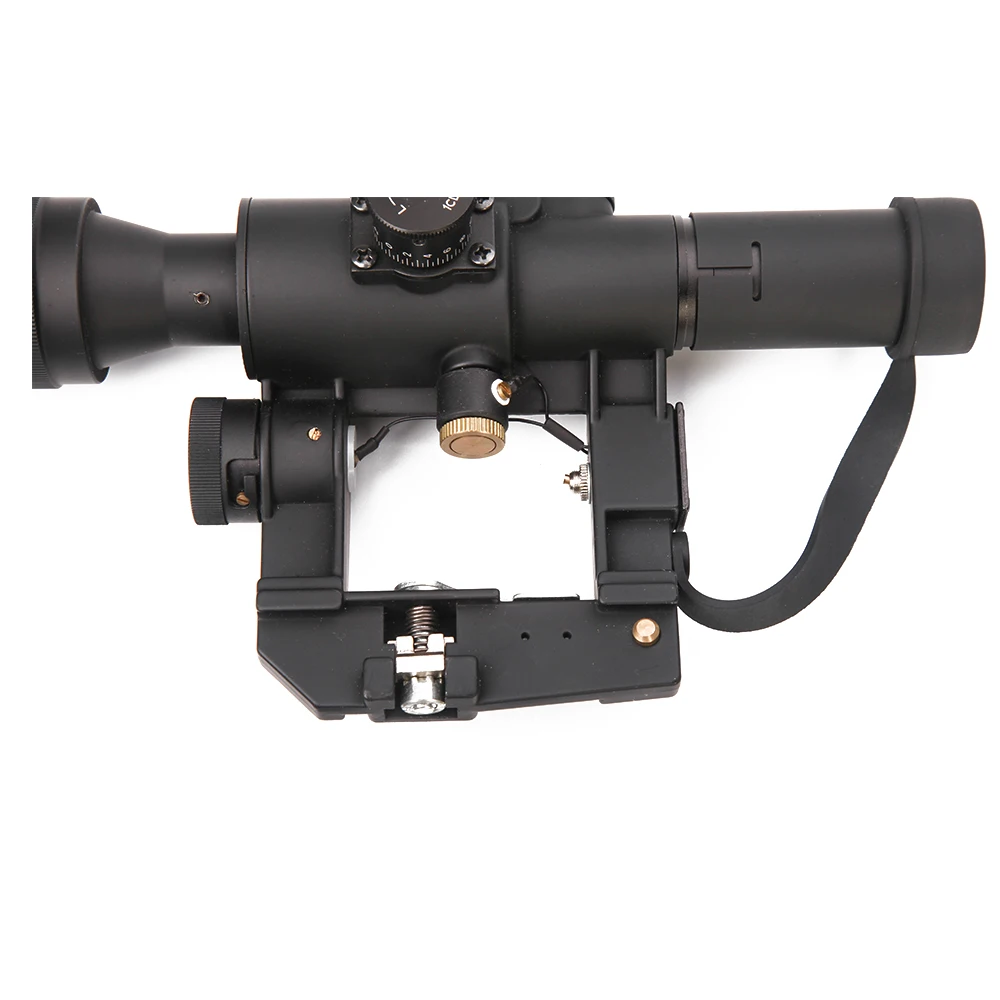 Tactical Red Illuminated 4x26 Dragunov SVD Scope - PSO-1 Type ...
