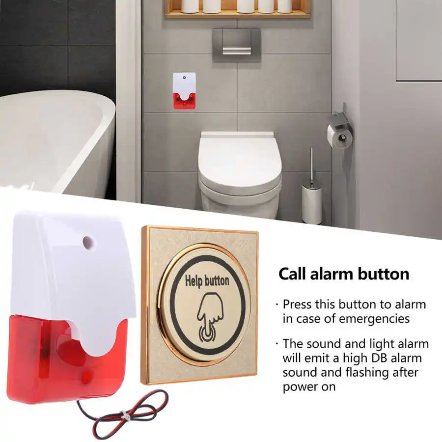 Smart Call Button System Wired 12V for Hospitals Nursing Homes Shopping ...