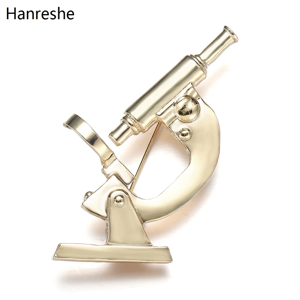 Hanreshe-Classic-High-Quality-Microscope-Brooch-Pin-Zinc-Alloy-Medical ...
