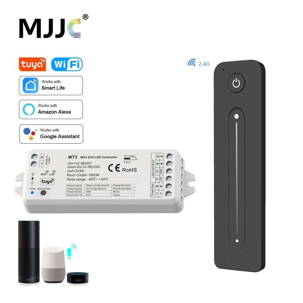 Tuya-CCT-LED-Strip-Dimmer-Switch-12V-DC-Wireless-2-4G-RF-WW-CW ...