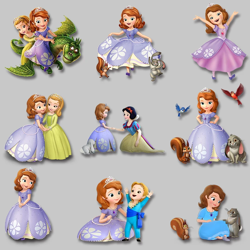 Stickers Princess Sofia | Clothing Patch Princess Sofia | Heat ...