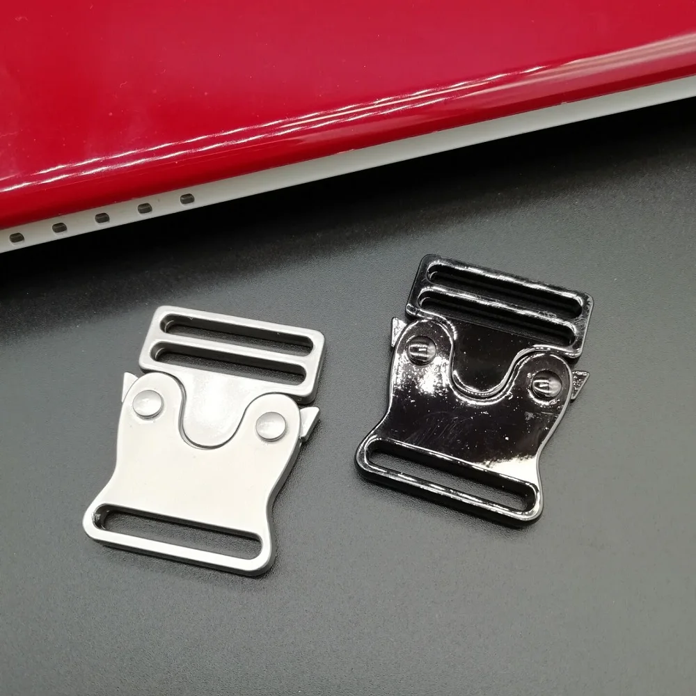 1 inch metal buckles diy bags backpack shoes luggages 5pcs/lot black ...